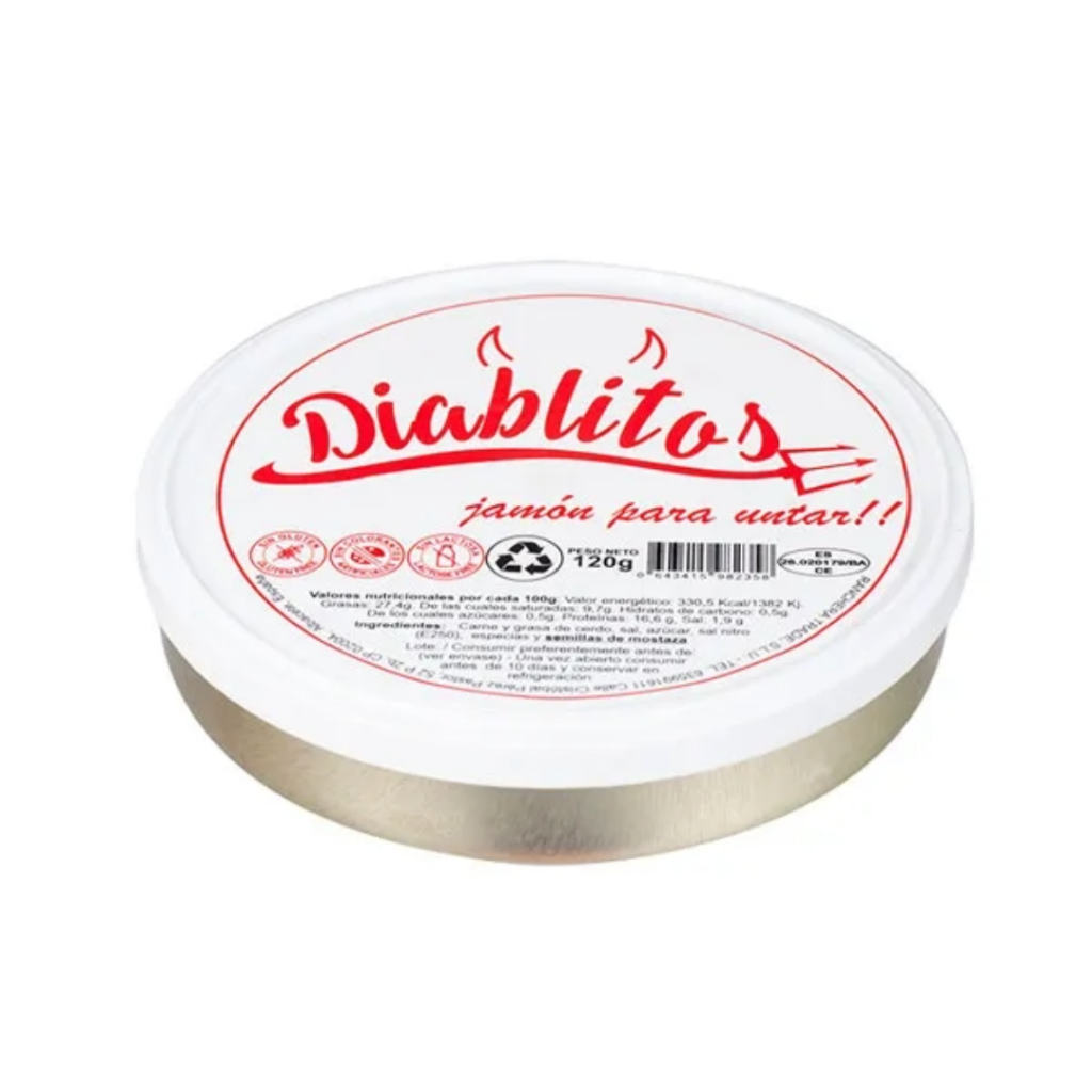 DIABLITOS JAMON PARA UNTAR 120g – El Cielo Markt